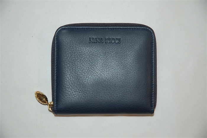 Item 106888: Nina Ricci, Wallet, Navy, M | Garb Consignment Toronto